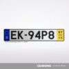 Custom German License Plate For Sale | Fuwong® front license plate