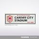 Cardiff City Stadium Signs Aluminum | Fuwong® custom license plates
