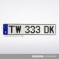 Swedish license plate custom color | Fuwong® Europlate maker